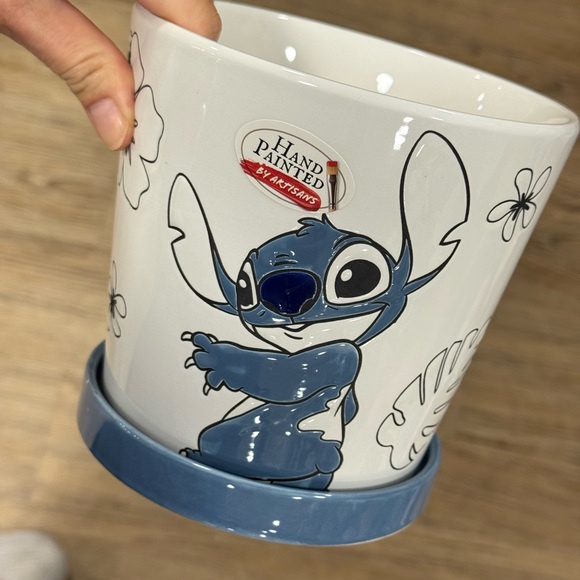 Disney | Other | Disney Stitch Handpainted Planter | Poshmark